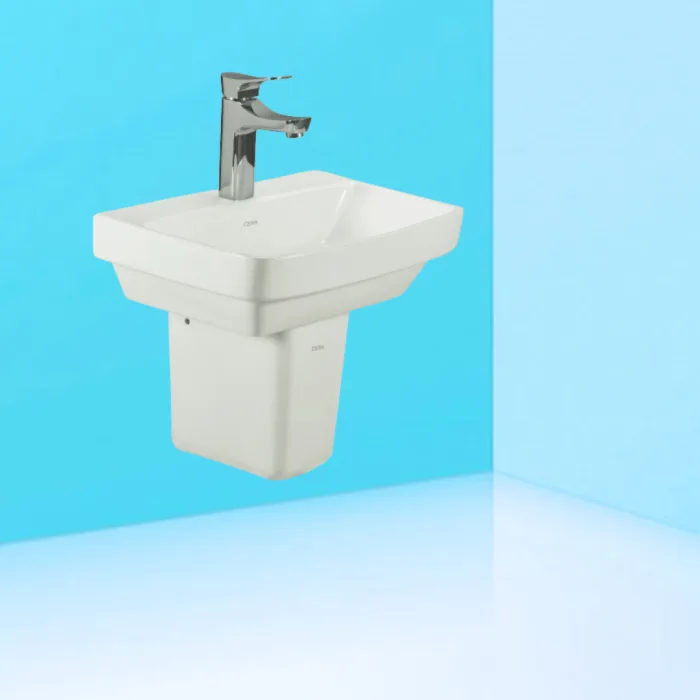 Cera California Washbasin with half pedestal | @Studio onyx
